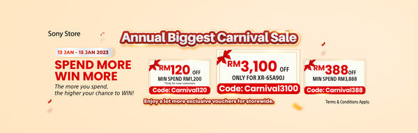 Sony Store Online Malaysia | Biggest Carnival Sales 2023